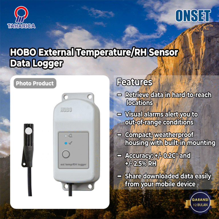 Jual HOBO External Temperature/RH Sensor Data Logger - PT TAHARICA