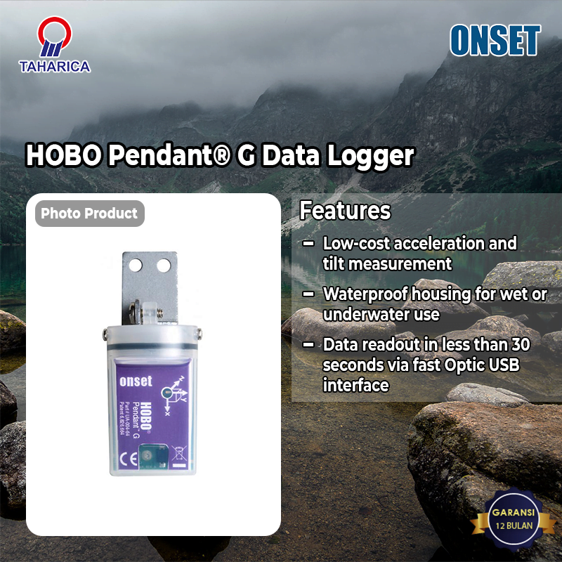 Jual HOBO Pendant® G Data Logger - PT TAHARICA