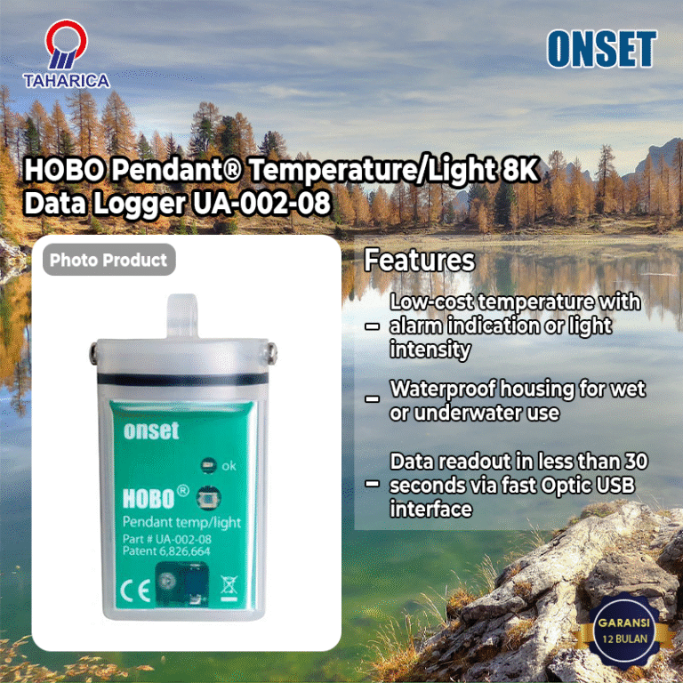 HOBO Pendant® Temperature/Light 8K Data Logger UA-002-08 - PT TAHARICA