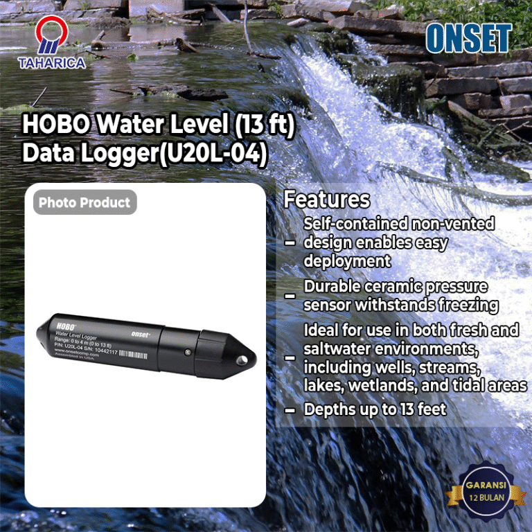 Jual HOBO Water Level (13 ft) Data Logger(U20L-04) - PT TAHARICA