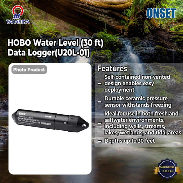Jual HOBO Water Level (30 ft) Data Logger(U20L-01) - PT TAHARICA