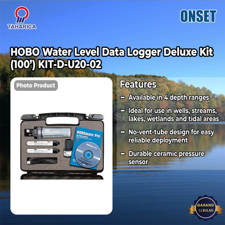 HOBO Water Level Data Logger Deluxe Kit (100’) KIT-D-U20-02 - PT TAHARICA