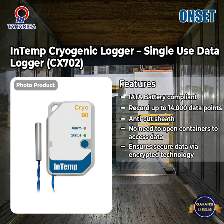 Jual InTemp Cryogenic Logger - Single Use Data Logger (CX702) - PT TAHARICA