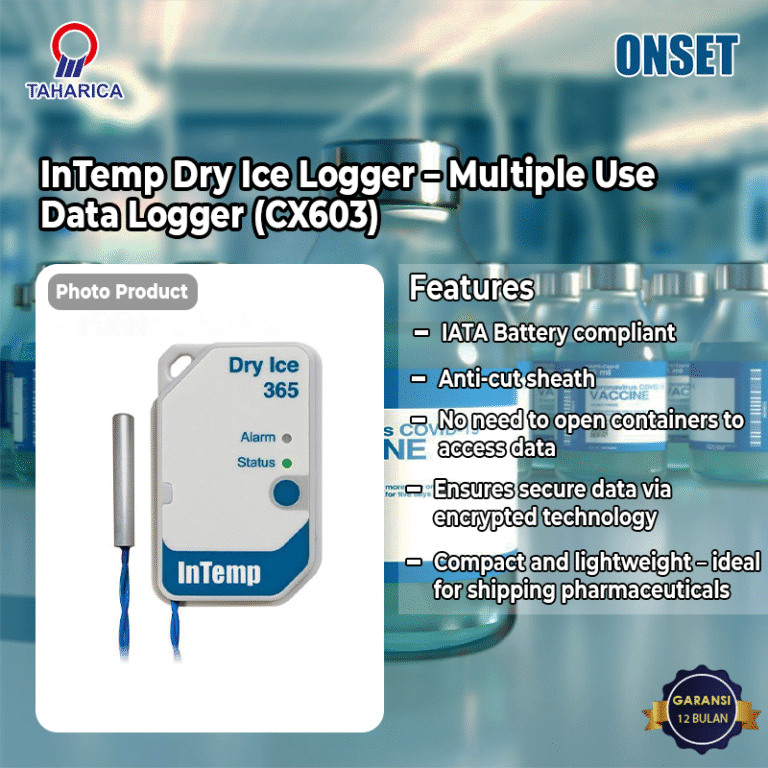 InTemp Dry Ice Logger - Multiple Use Data Logger (CX603) - PT TAHARICA