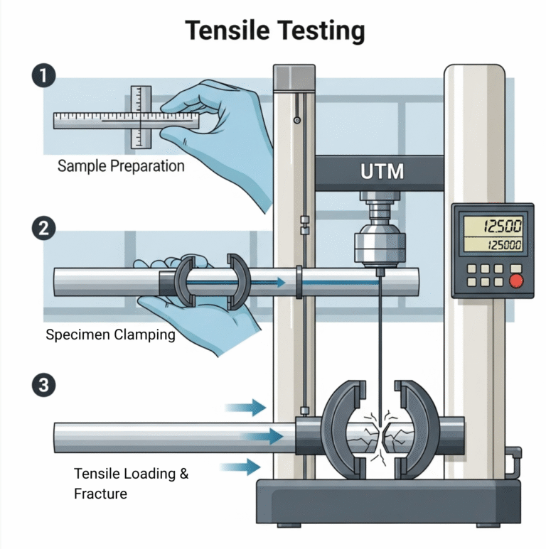 Mengenal Uji Tarik dengan Universal Testing Machine (UTM) - PT TAHARICA
