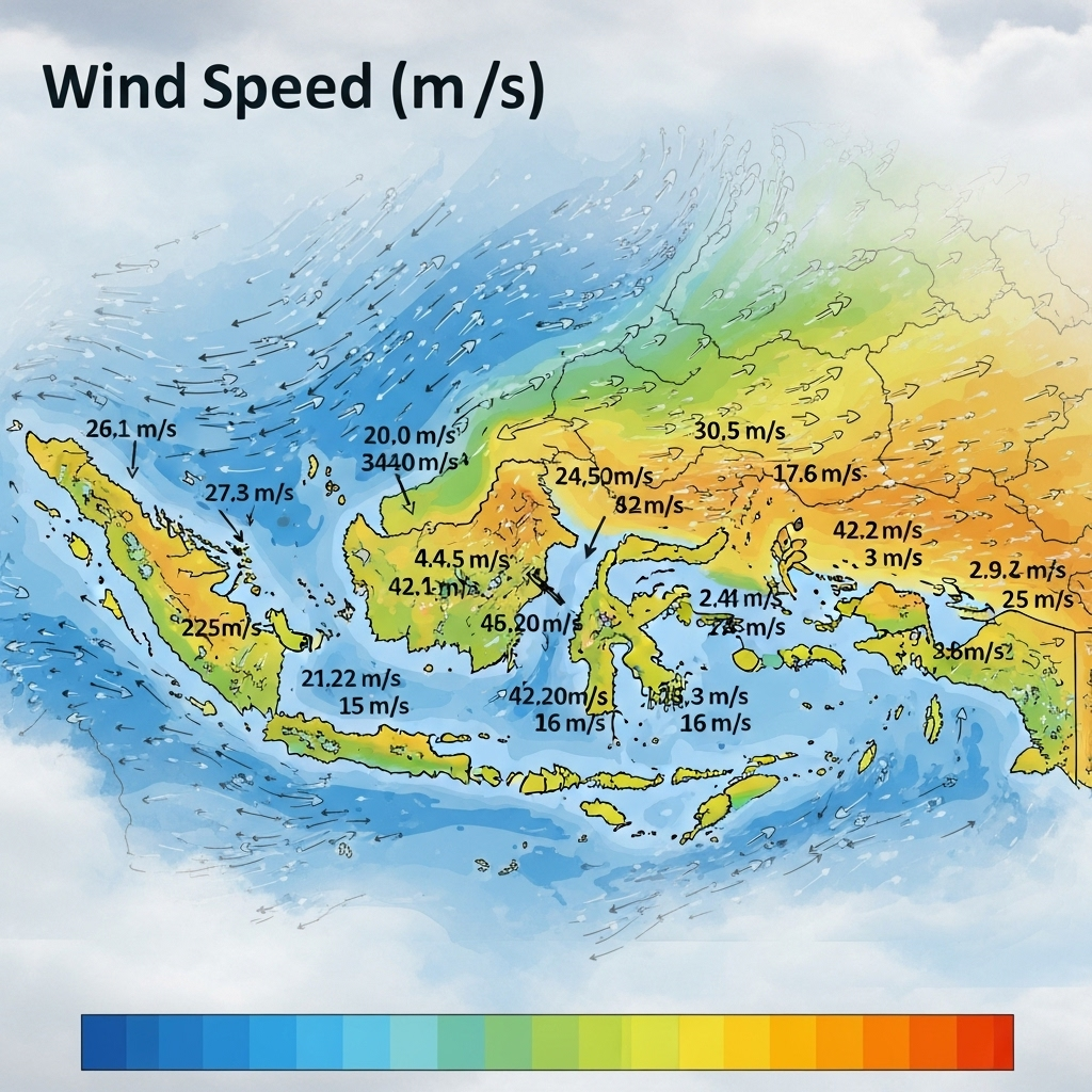 wind speed indonesia - PT TAHARICA